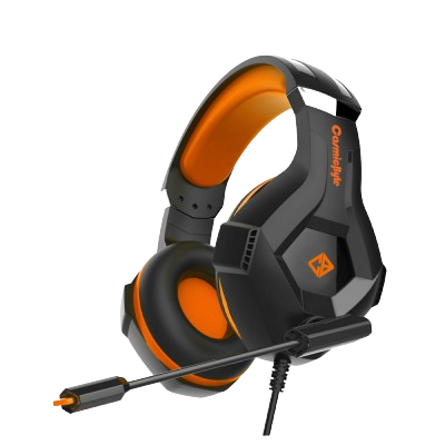 Cosmic Byte H11 Gaming Headset (ORANGE) | Head Phone And Mic | Tech Walker