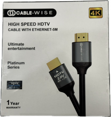 Cable Wise 4K 5.0 Meter HDMI Cable 2.0 | Cables And Connector | Tech Walker