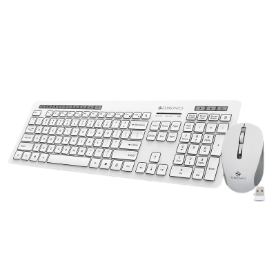 ZEBRONICS COMPANION 500 COMBO WIRELESS (WHITE) | Keyboard Mouse Combo ...