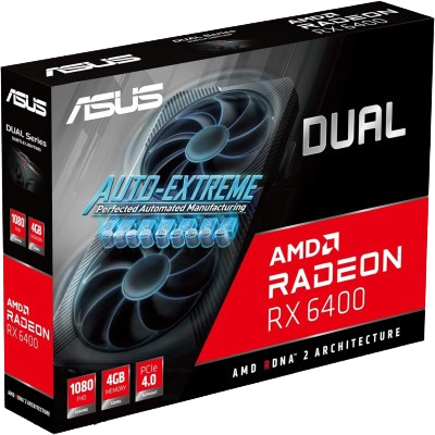 ASUS Dual AMD RADEON RX 6400 4GB GDDR6 | Graphic Cards | Tech Walker