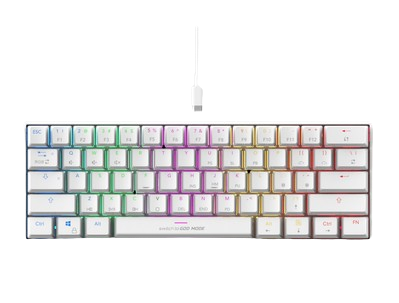 Cosmic Byte THEMIS Mechanical Gaming Keyboard (RED SWITCH) WHITE WIRED ...