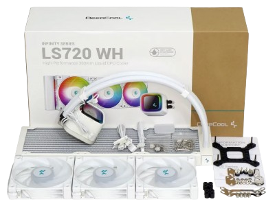 DEEPCOOL LS720 360mm (WHITE) | CPU Liquid Cooler | Tech Walker