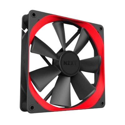 NZXT Aer P 120mm PWM FAN RED-TRIM | FAN | Tech Walker