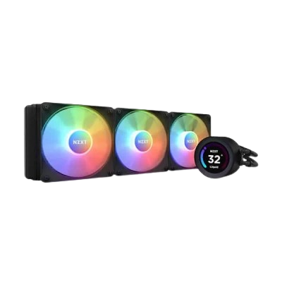 NZXT Kraken Elite 360 RGB CPU Liquid Cooler With LCD Display (Black ...