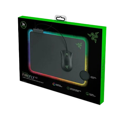 Razer Firefly V2- Hard Surface Mouse Mat With Chroma | Mouse Pad | Tech ...