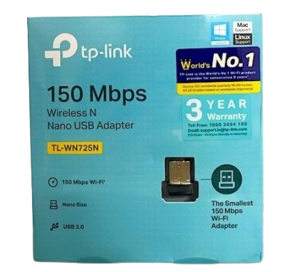 TP-LINK TL-WN725N 150Mbps Wireless N Nano USB Adapter | Networking ...