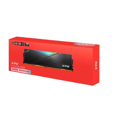 XPG ADATA Lancer RGB 16GB DDR5 5200 MHz Desktop Memory (AX5U5200C3816G ...